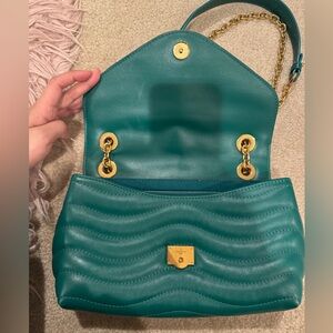 Louis Vuitton | Bags | Louis Vuitton New Wave Chain Bag Mm Nm Emerald ...